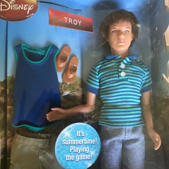 Disney | Toys | Disney High School Musical 2 Hsm2 Troy Doll Nwt | Poshmark